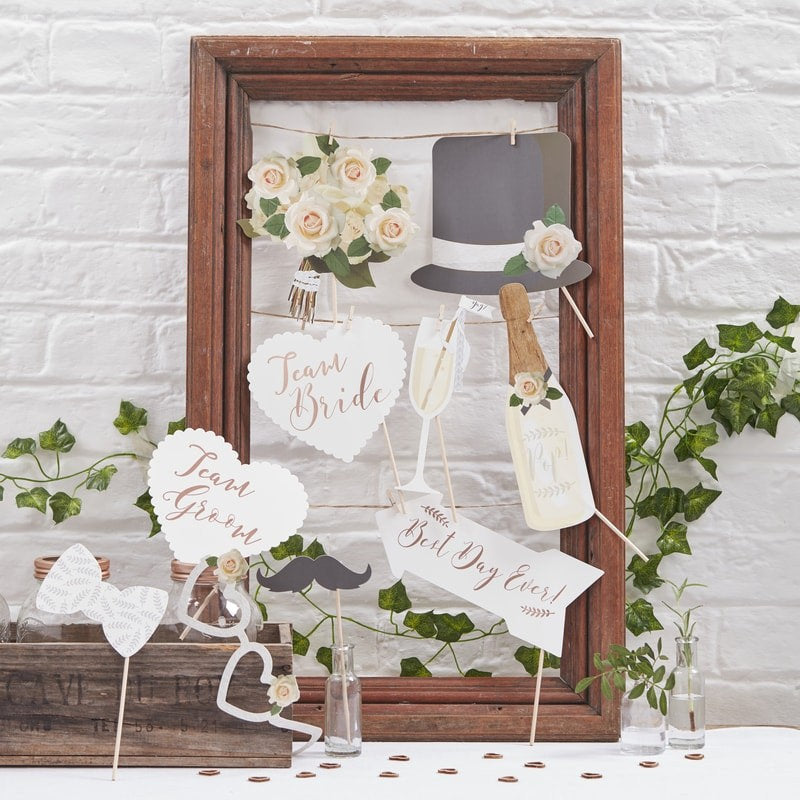 Wedding photo props uk store